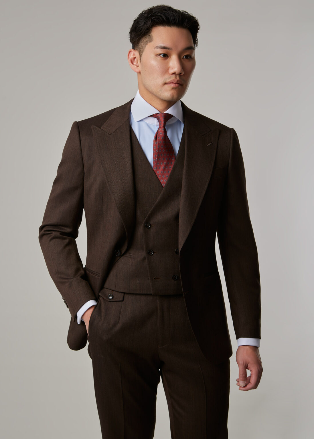 Lexington Brown Suit | THEODORE